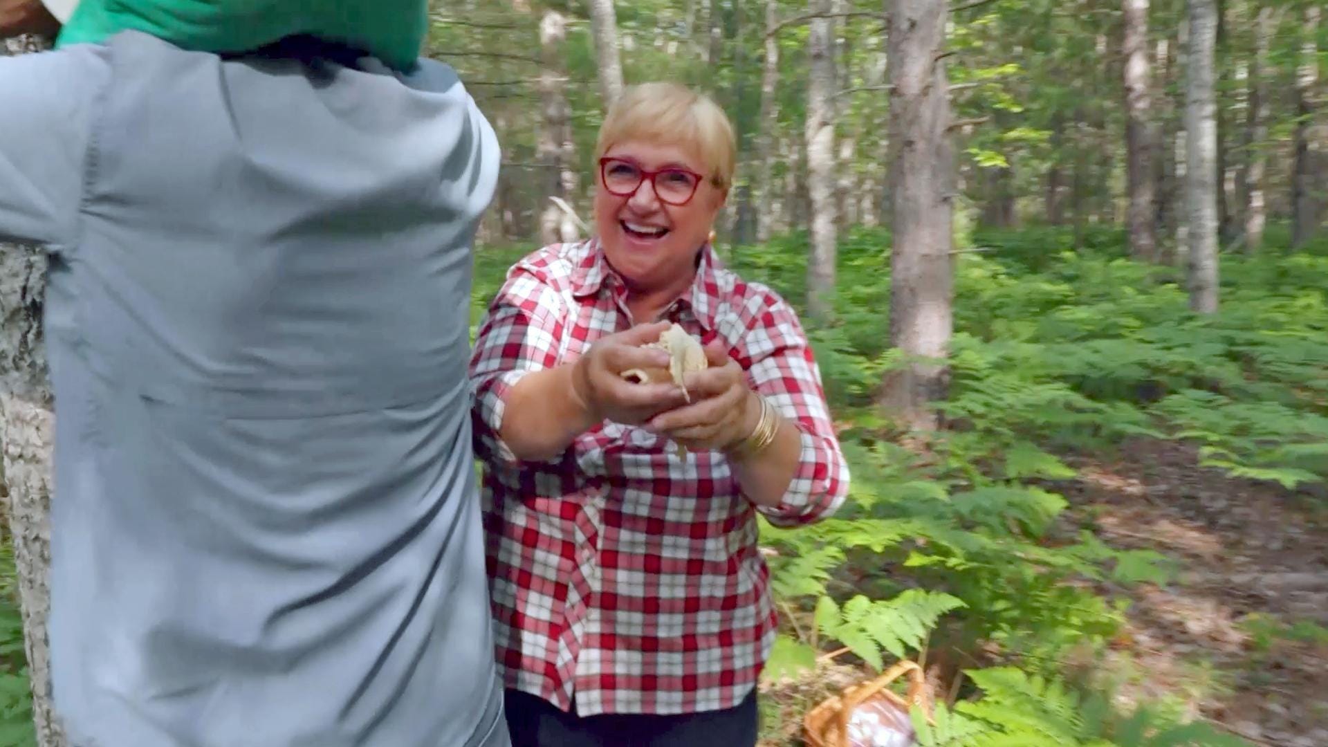 In Petoskey, MI, Lidia joins Justin Rashid foraging for mushrooms with ...