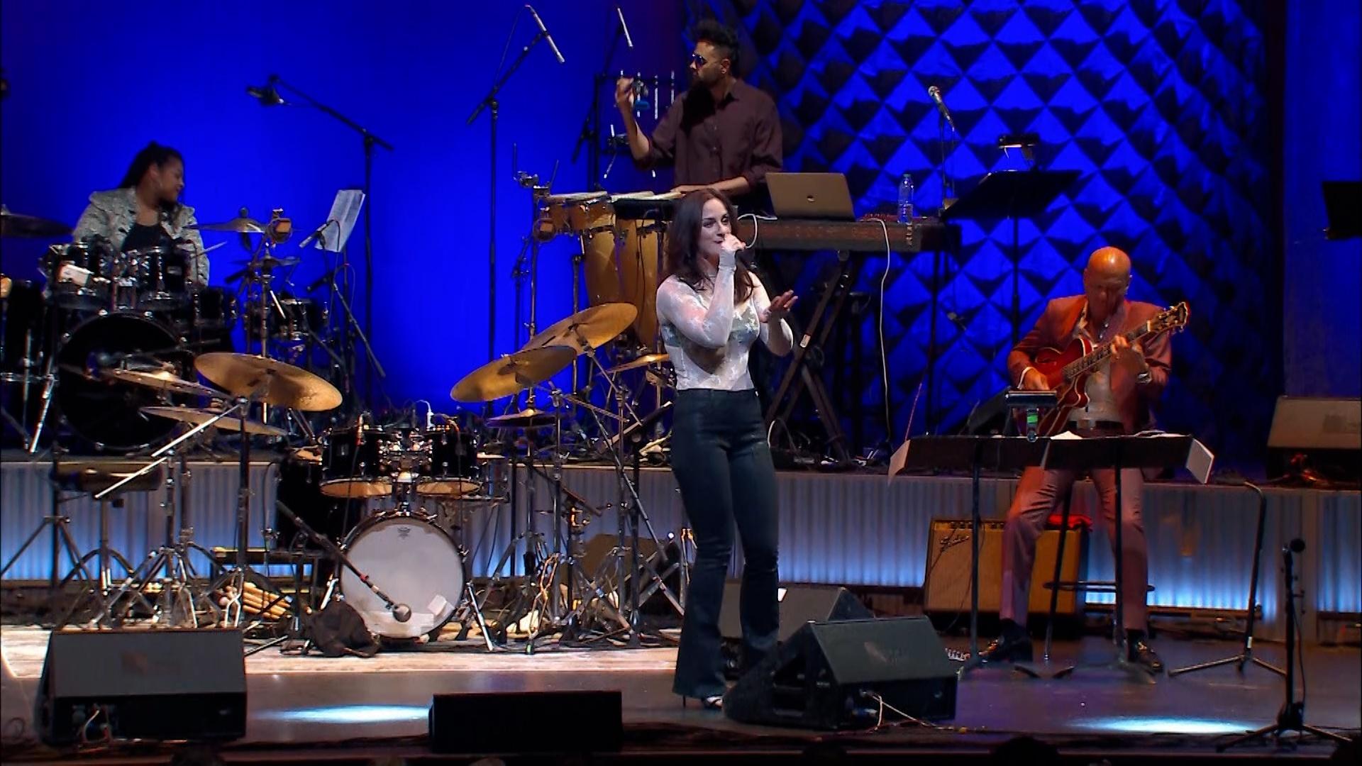 Lindsey Webster sings "I Didn't Mean It" at the 2023 Jazz Music Awards ...