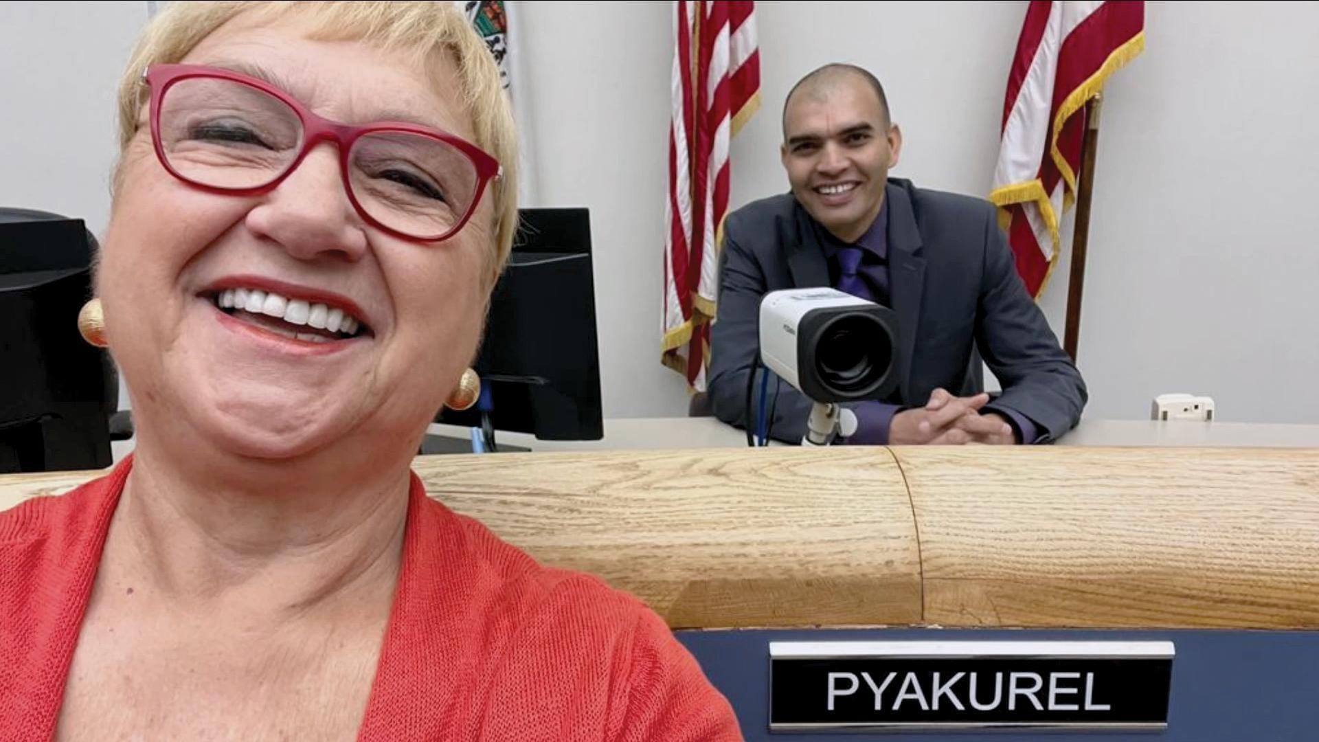 Lidia visits Bhuwan Pyakurel, a Nepali-Bhutanese refugee making history.