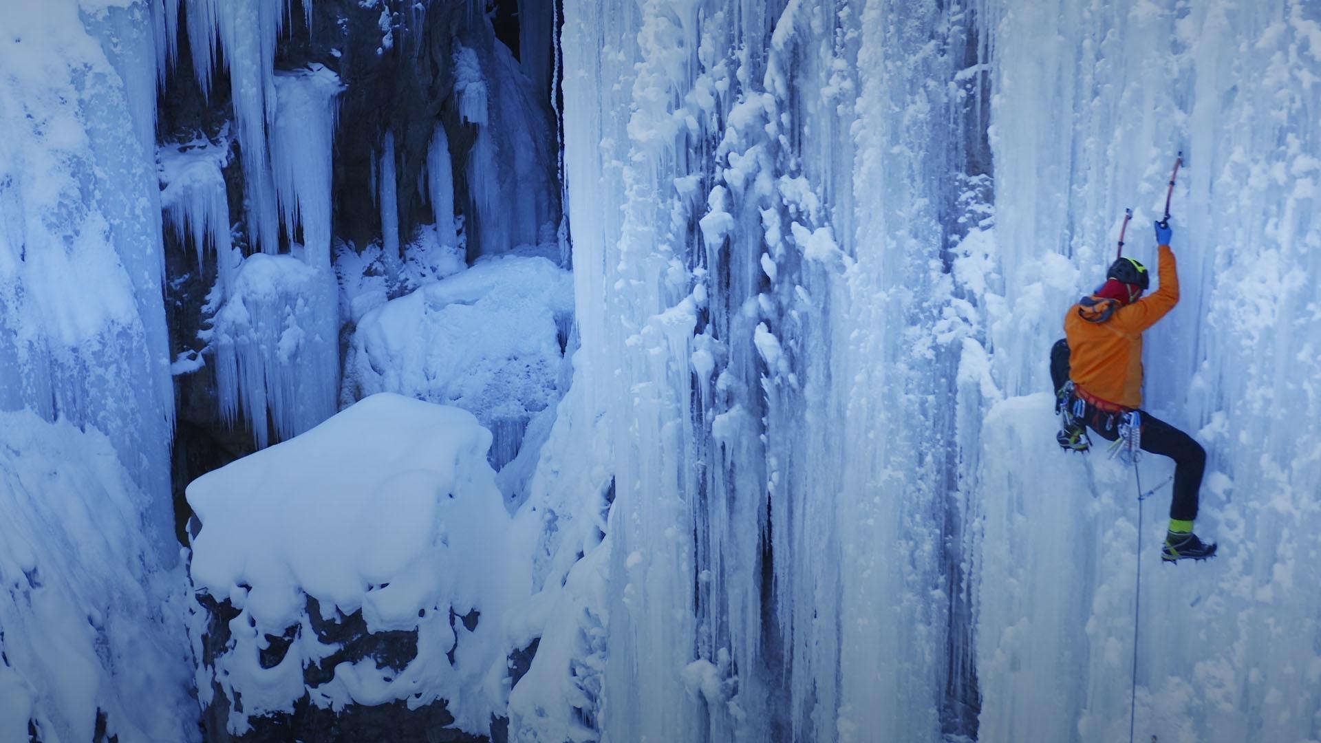 It’s one long mile of towering ice cliffs and it’s all human-made. How ...
