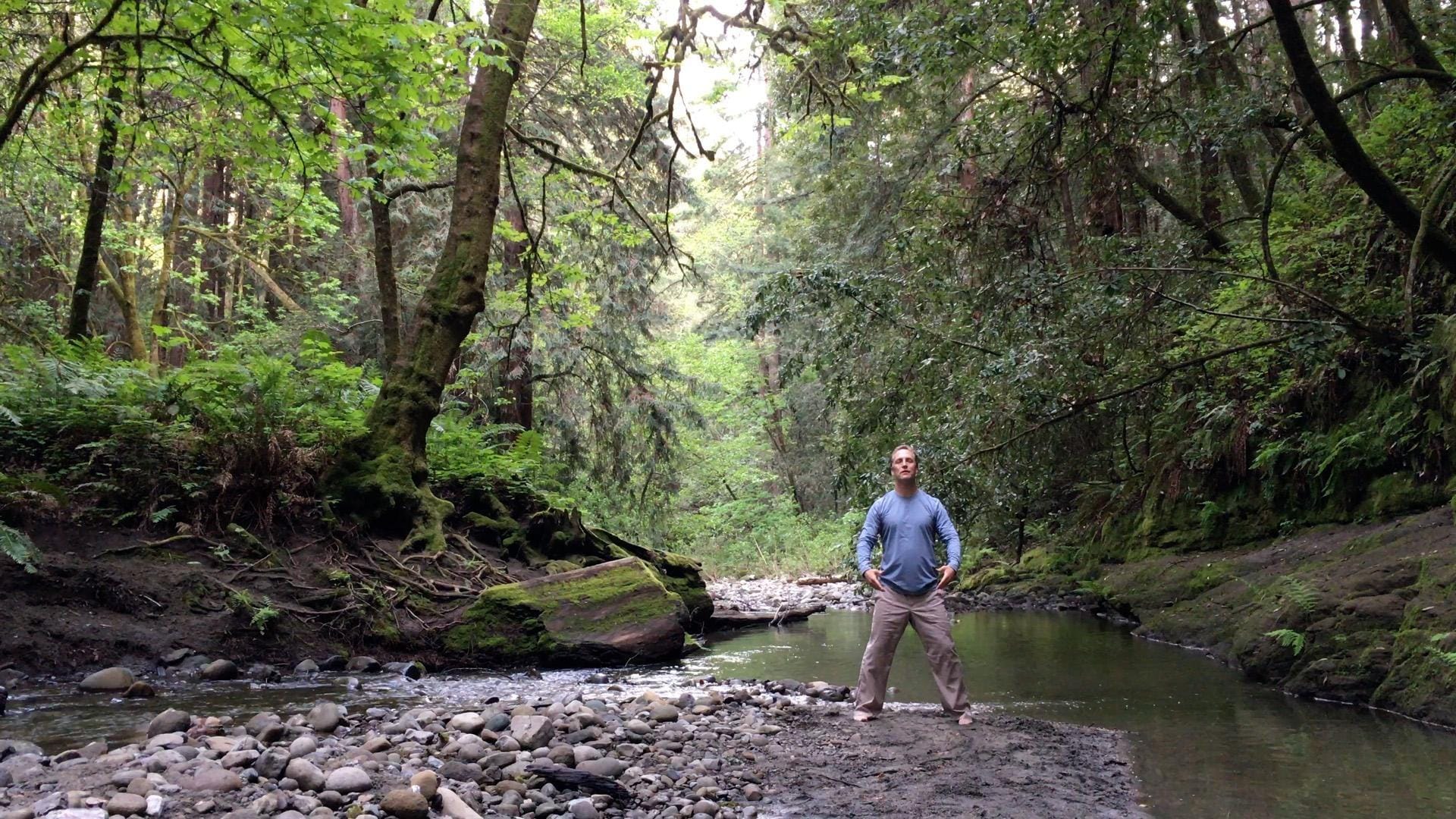 Discover how to become present in the moment by moving the body while ...