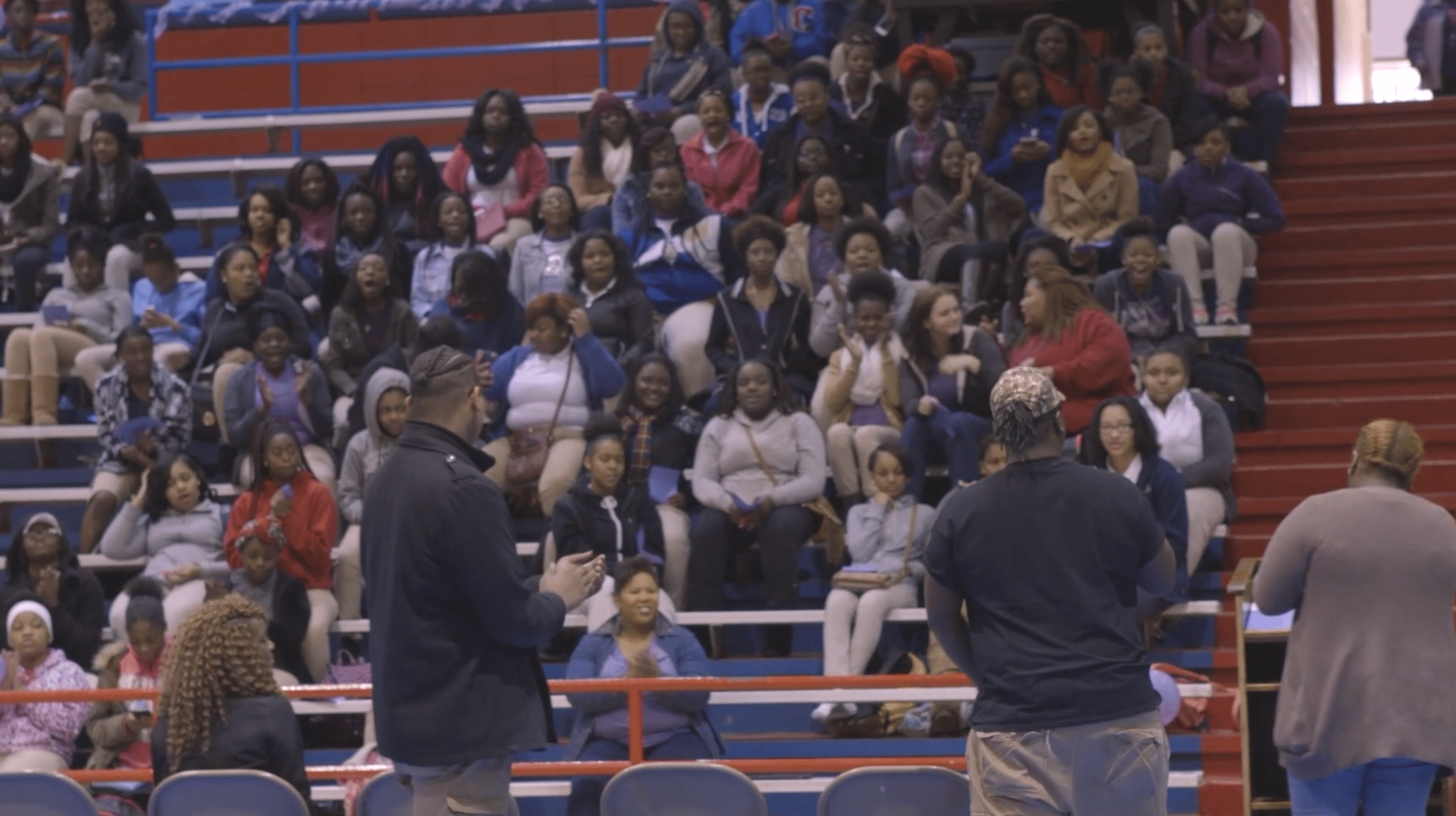 The Central High Rap Squad performs at the Female Empowerment assembly ...