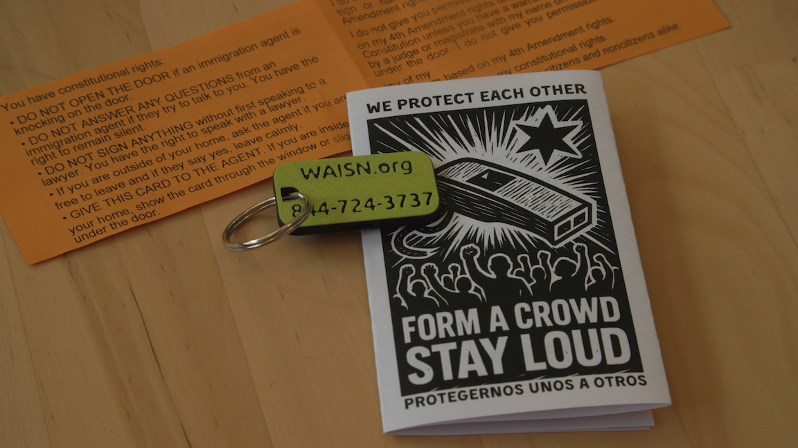 Whistles become grassroots ICE alert system | Cascade PBS