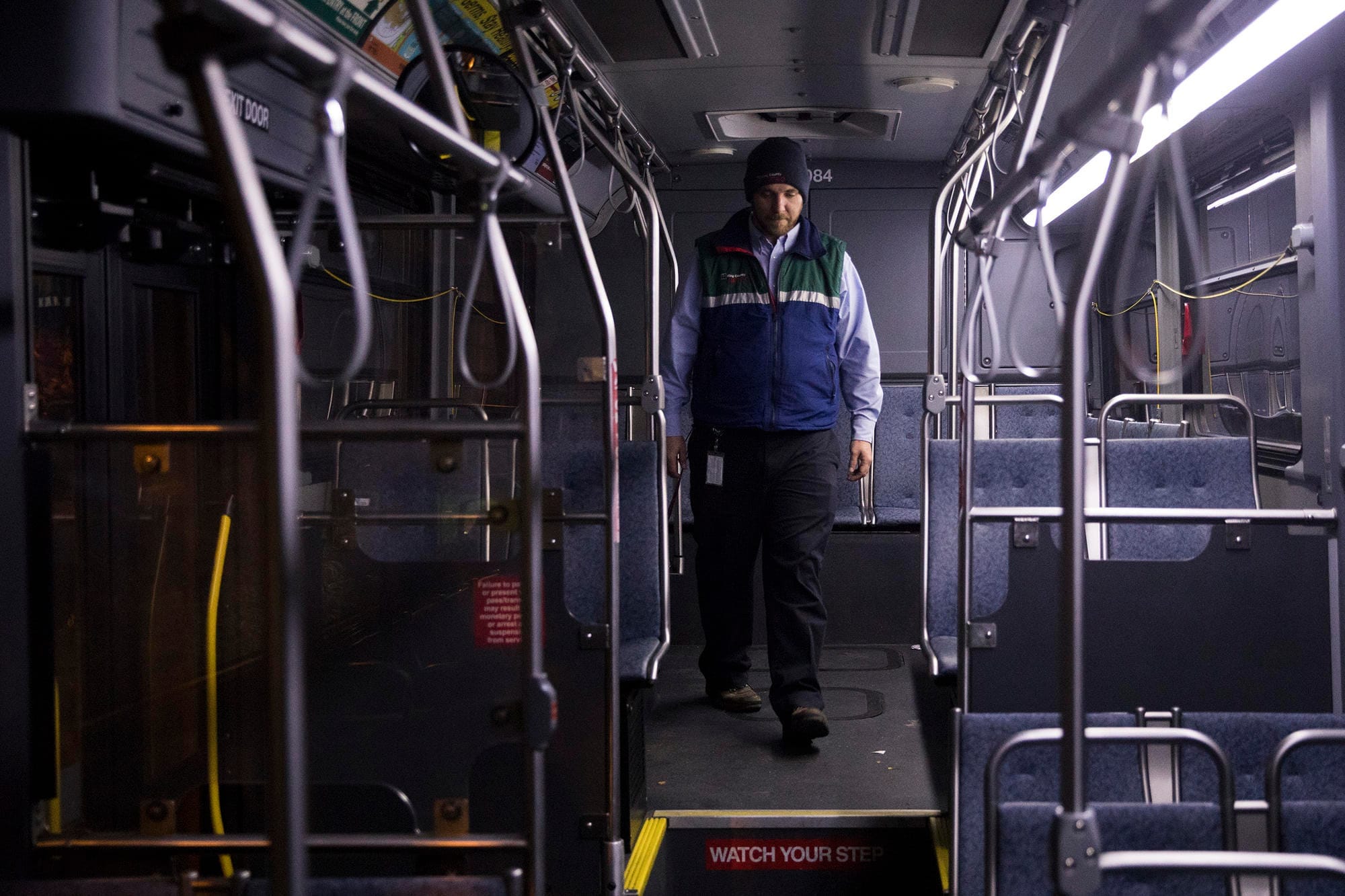 After car-tab cuts, a new bus driver worries for his future | Cascade PBS