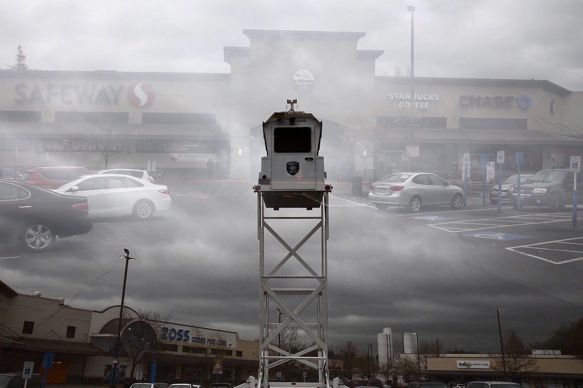 Police tower casts a shadow over South Seattle Safeway | Cascade PBS