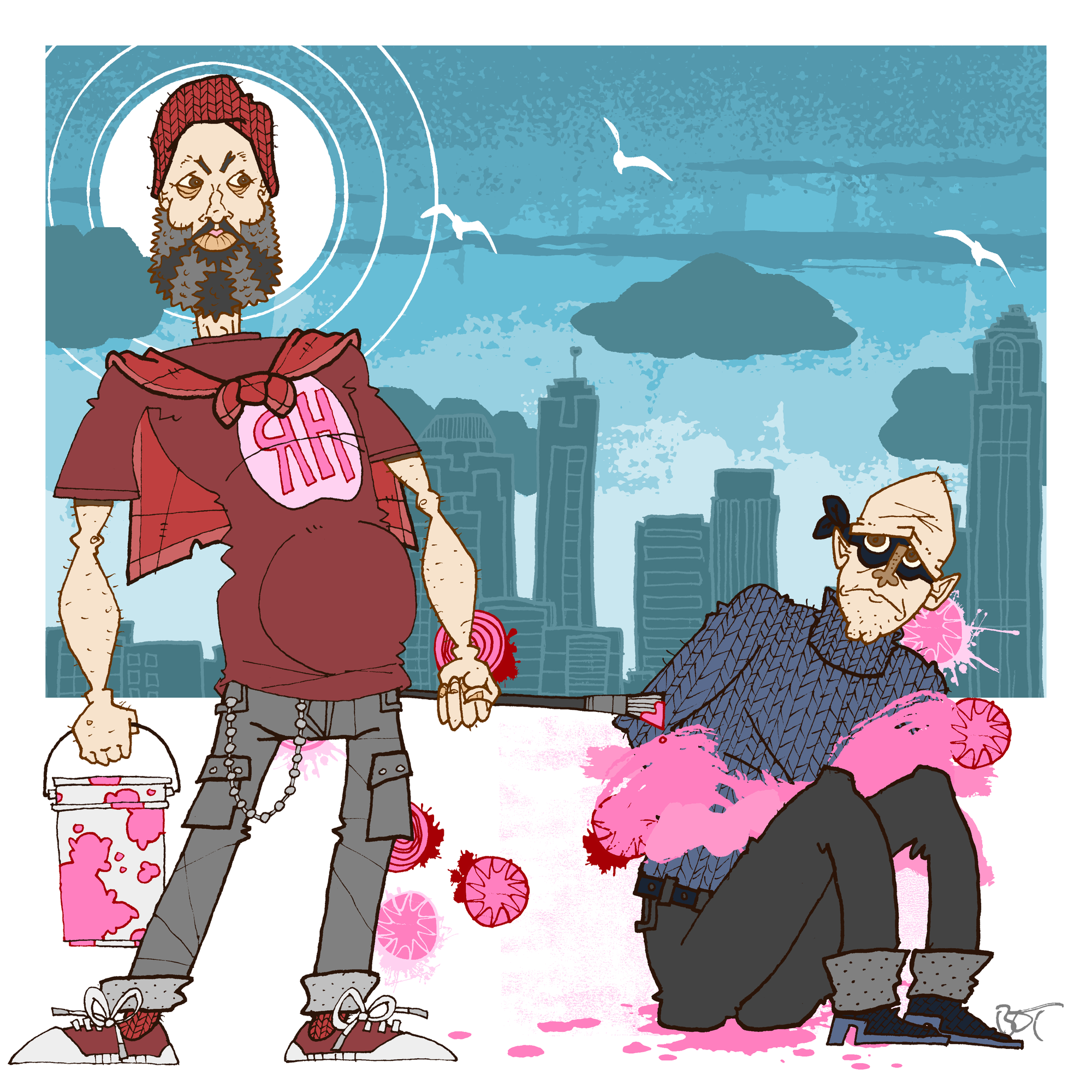 Robert Hardgrave is both a visual artist and a City Superhero | Cascade PBS