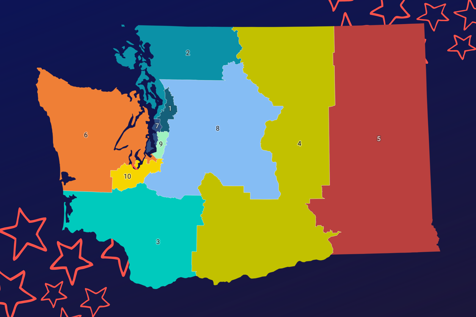 Live results: 2024 Washington Congressional District elections ...