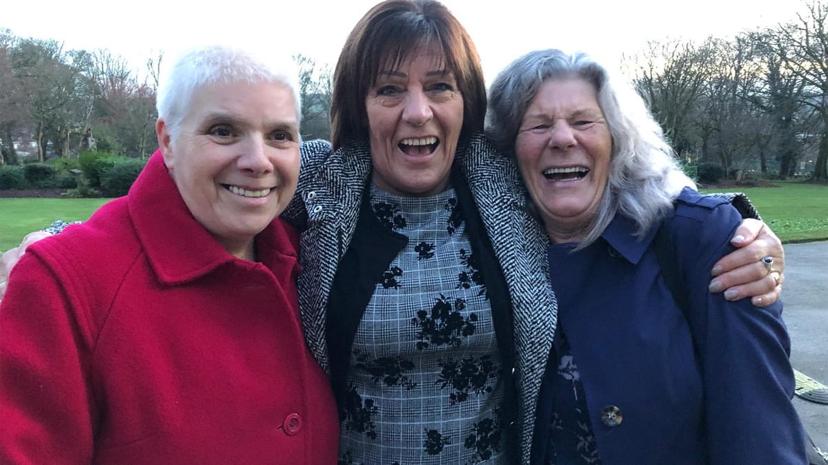 An incredible story of separated sisters that previously hit the headlines.