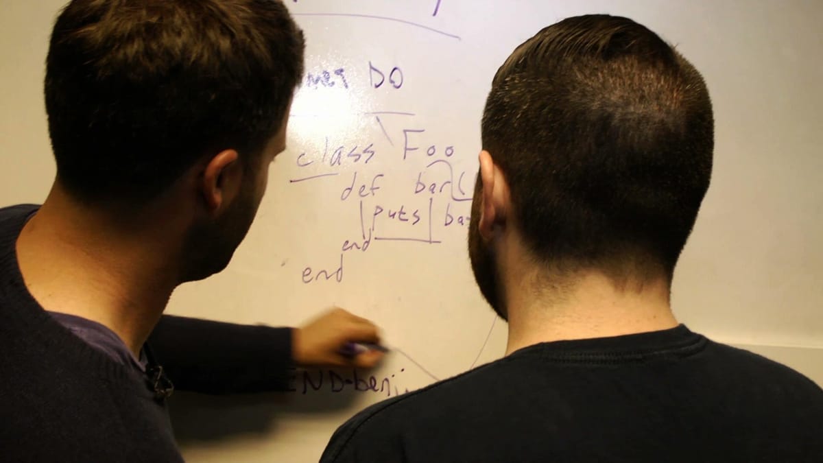 Steve Goldbloom spends the day at Dev BootCamp.