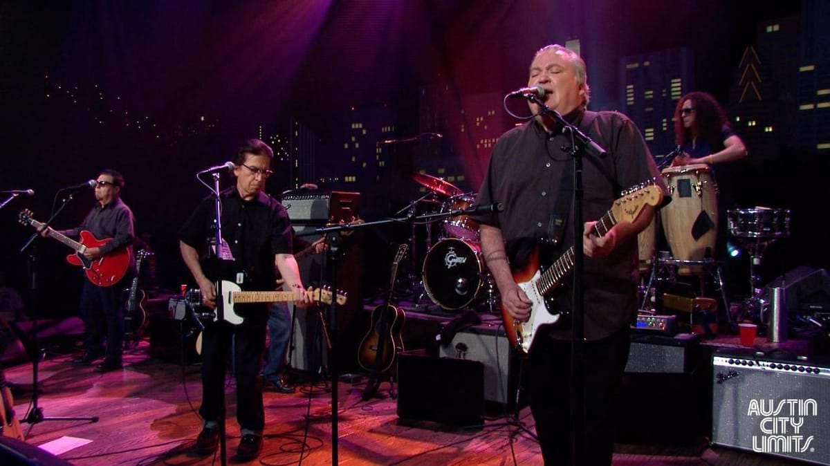 Los Lobos performs on Austin City Limits in celebration of their 40th ...