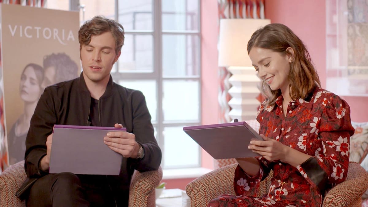 Victoria stars Jenna Coleman and Tom Hughes try to name some other ...