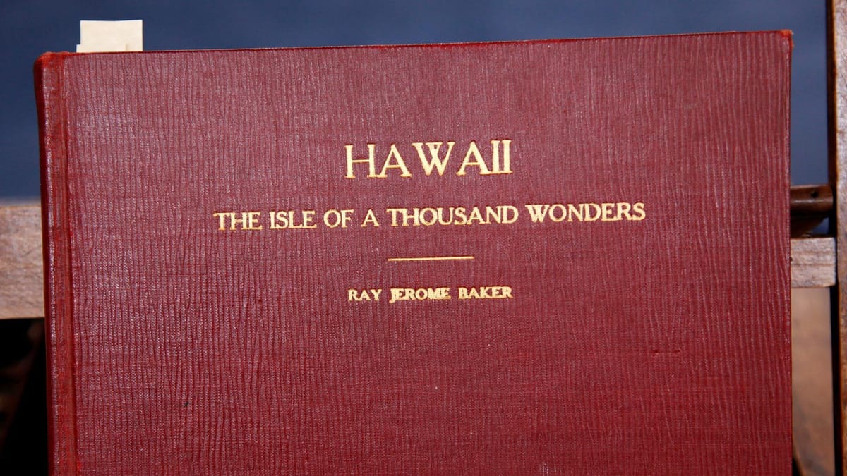 Appraisal: 1938 Ray Jerome Baker Book | Cascade PBS