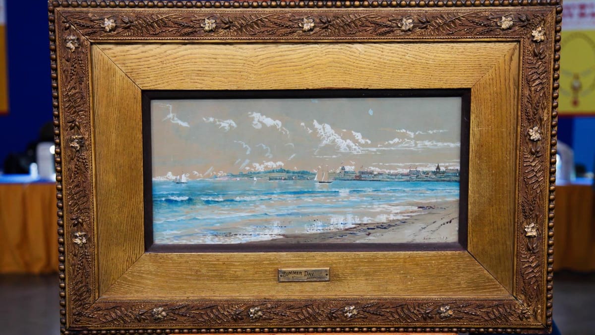 Appraisal: Edmund Darch Lewis Watercolor, ca. 1885 | Cascade PBS