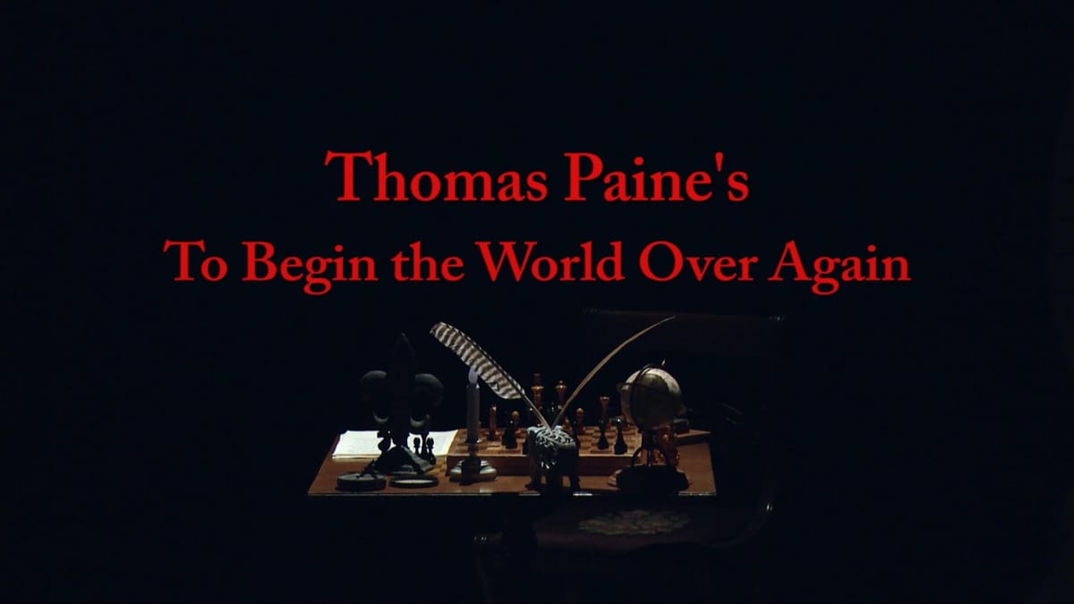 Thomas Paine's To Begin the World Over Again | Cascade PBS