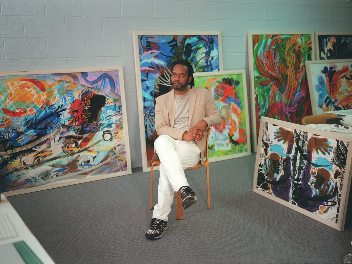 Moses Sun: Paintings that sing with movement | Cascade PBS
