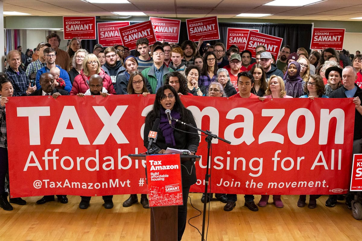 Sawant revives 'tax Amazon' campaign to address homelessness | Cascade PBS