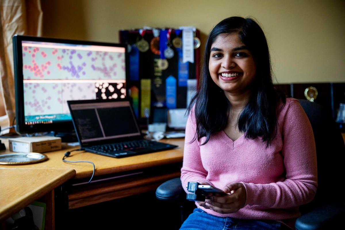 This Bellevue teen wants to fight sickle cell disease with smartphones ...
