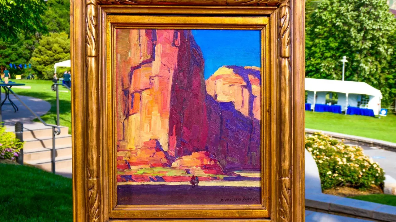 Appraisal: Edgar Payne Oil on Board, ca. 1940 | Cascade PBS